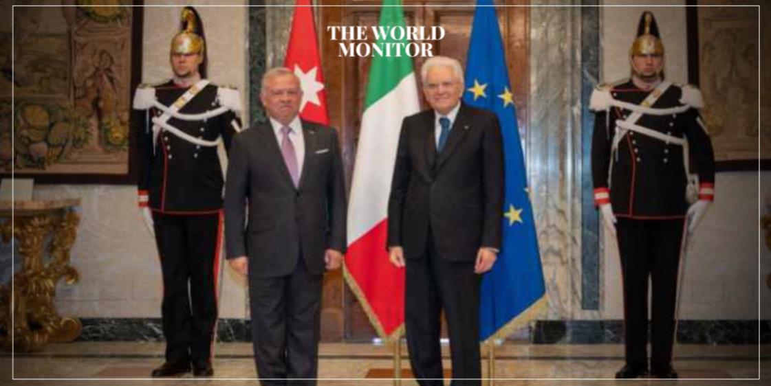 Jordan & Italy Discuss Gaza Crisis - The World Monitor
